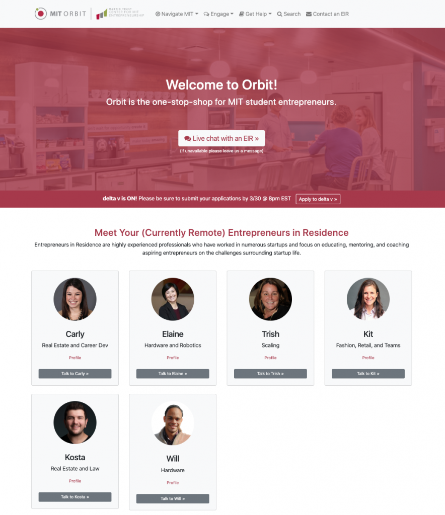 Orbit - The Martin Trust Center for MIT Entrepreneurship