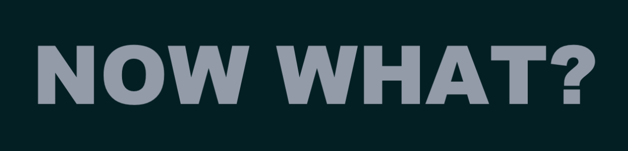 Now What? - The Martin Trust Center for MIT Entrepreneurship
